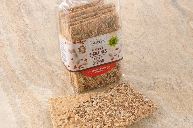 Les Crackers 3 graines BIO - Mon Marché