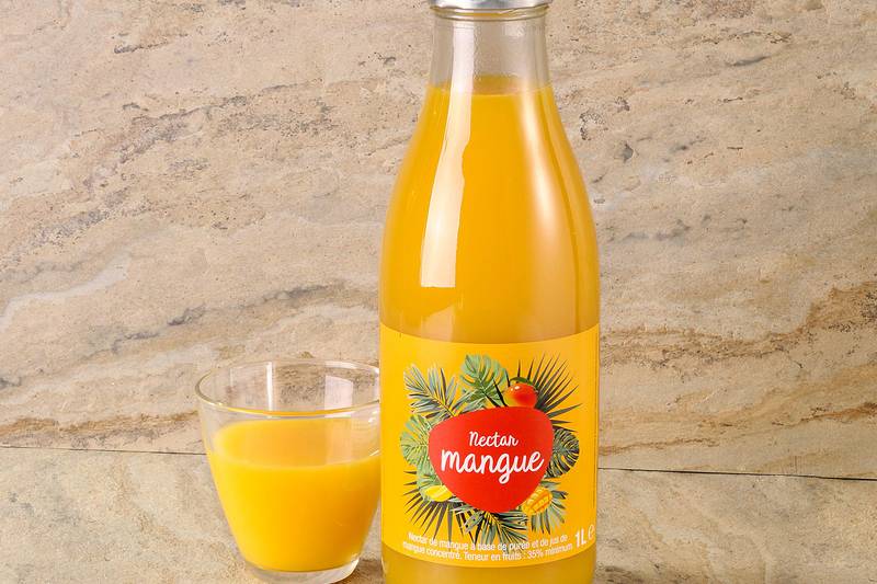 Le Nectar de mangue - bouteille en verre - 1L
