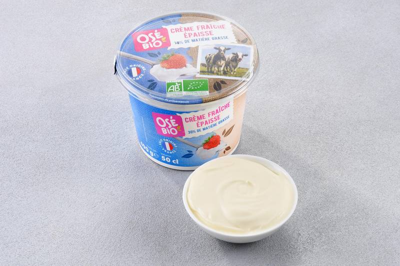 La Crème fraîche épaisse BIO - Mon Marché