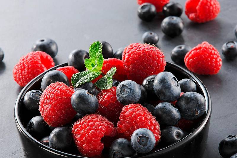 Le Duo framboises myrtilles - Mon Marché