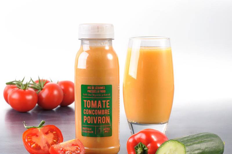 Le Pur jus tomate, concombre et poivron - Mon Marché