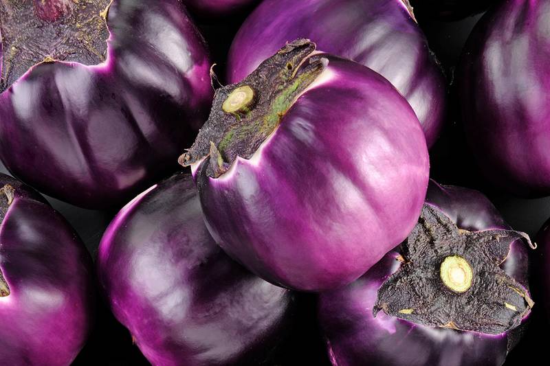 L'Aubergine violette ronde - Mon Marché