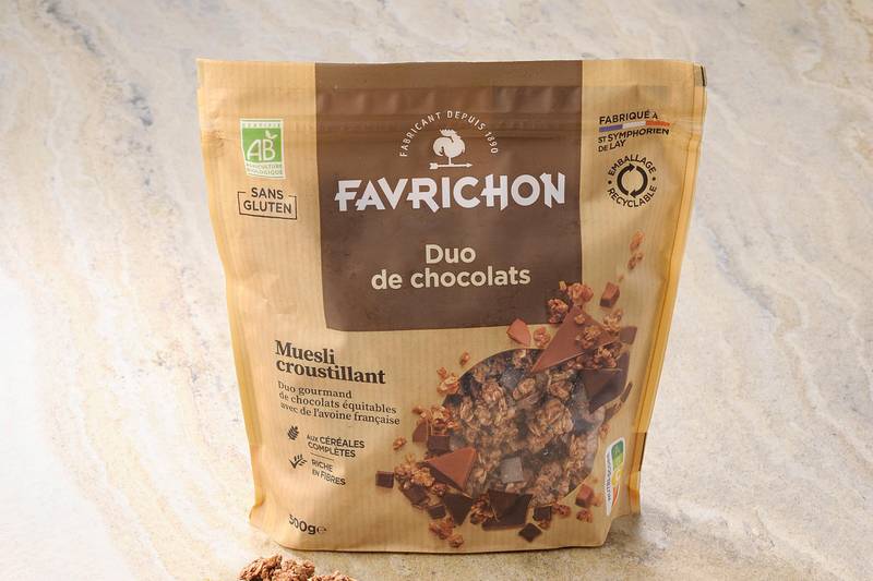 Le Muesli croustillant duo de chocolat BIO et sans gluten - Mon Marché