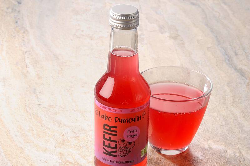 Le Kéfir fruits rouges BIO - Mon Marché