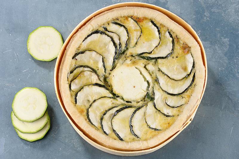 La Quiche courgette et chèvre - Mon Marché