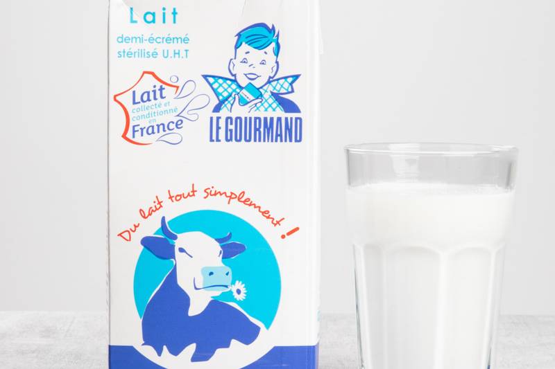 Le Lait UHT demi-écrémé 1L - Mon Marché