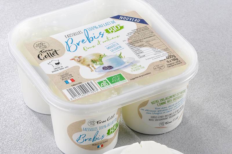 Le Fromage frais Bio en faisselle au lait entier de … - Mon Marché