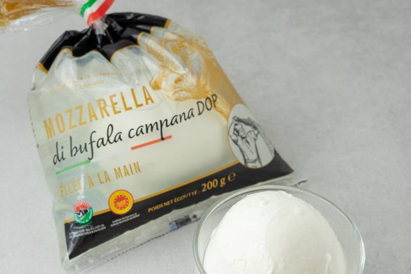 La Mozzarella di bufala campana DOP filée à la main - 200g