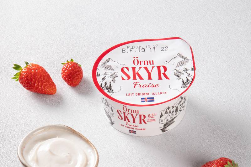Le Skyr fraise - livraison à domicile - mon-marché.fr