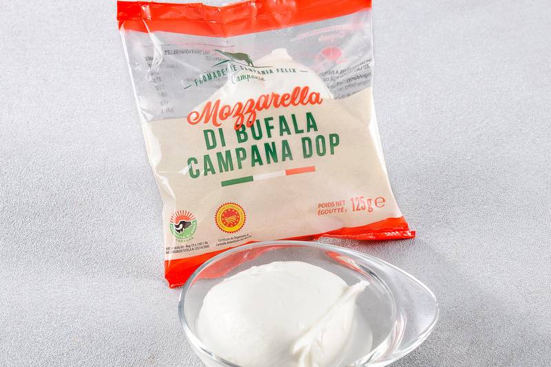 La Mozzarella di bufala campana DOP 125g - mon-marché.fr
