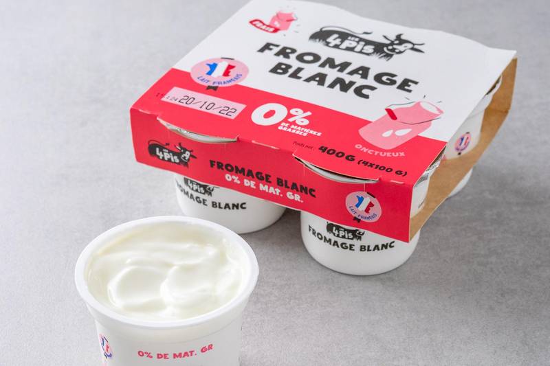 Les Fromages blancs frais 0% - Mon Marché