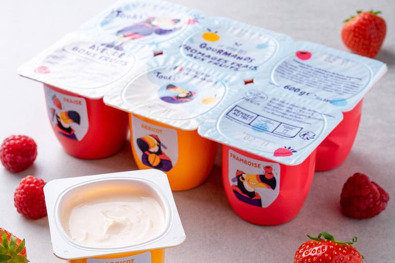 Les Fromages frais aux fruits "La tribu des gourmands" - mon-marché.fr