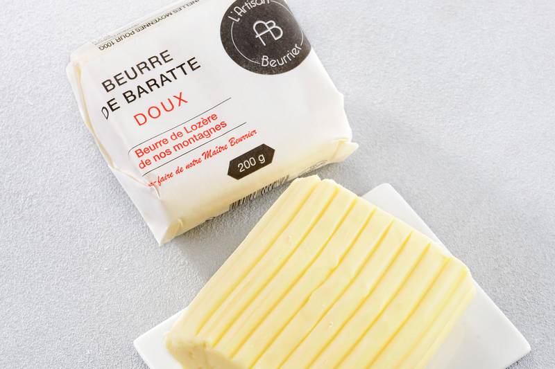 Le Beurre de baratte doux 200g "Maître Beurrier" - Mon Marché