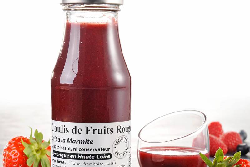 Le Coulis de fruits rouges 220g - Mon Marché