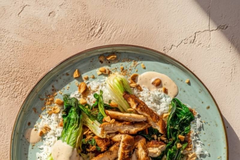 Recette de la Dinde Dorée au Pak Choï - Mon Marché
