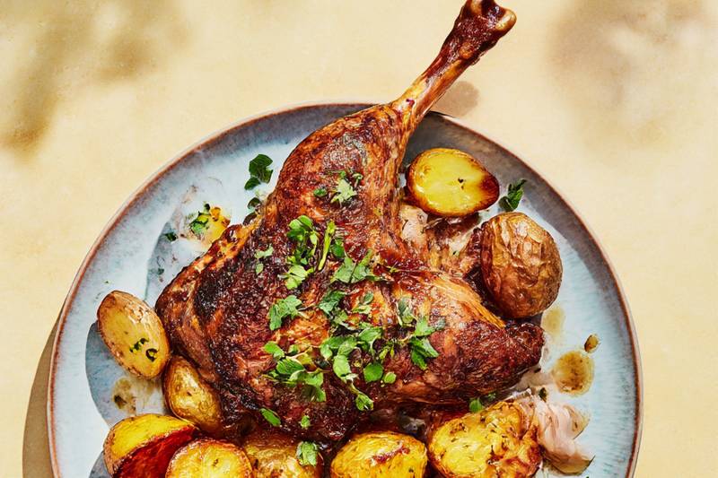 Recette du confit de canard et pommes de terre - Mon Marché