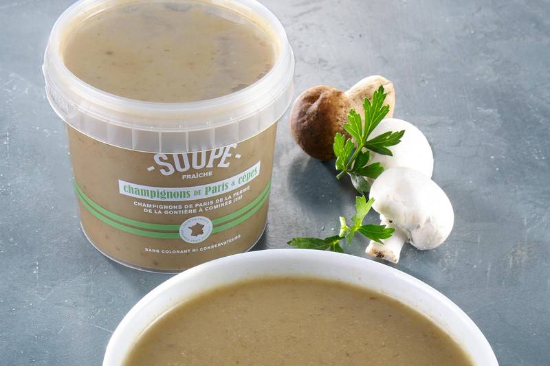 La Soupe de champignons & cèpes 30cl - Mon Marché