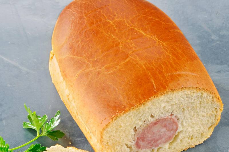 La Brioche fourrée au saucisson aux pistaches 330g - Mon Marché