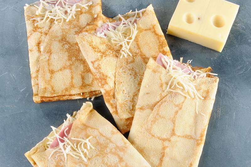 Les Crêpes jambon emmental - Mon Marché