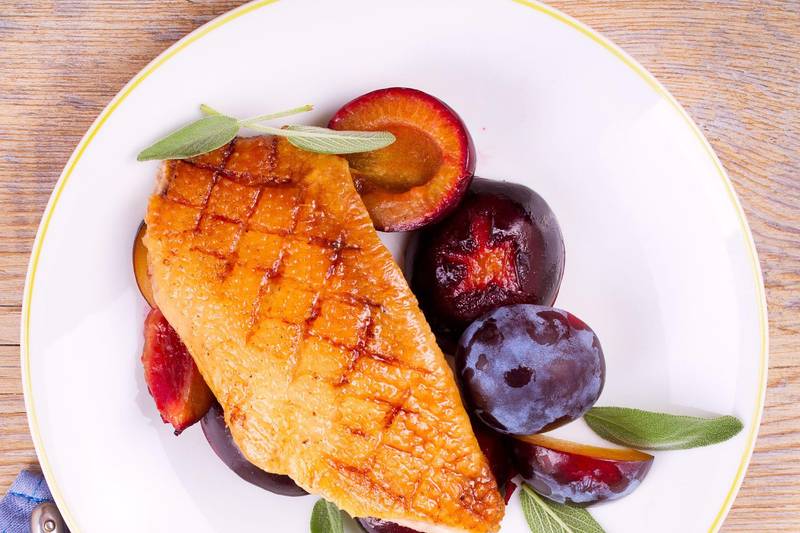 Recette Filets de canard aux prunes - mon-marché.fr