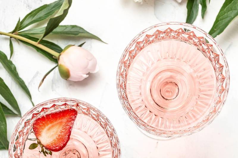 Recette du Cocktail rosé-fraises - mon-marché.fr