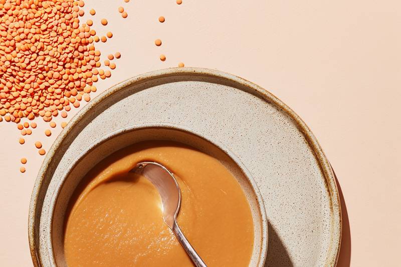 Recette de la Soupe de Lentilles Corail Patate Douce - Mon Marché